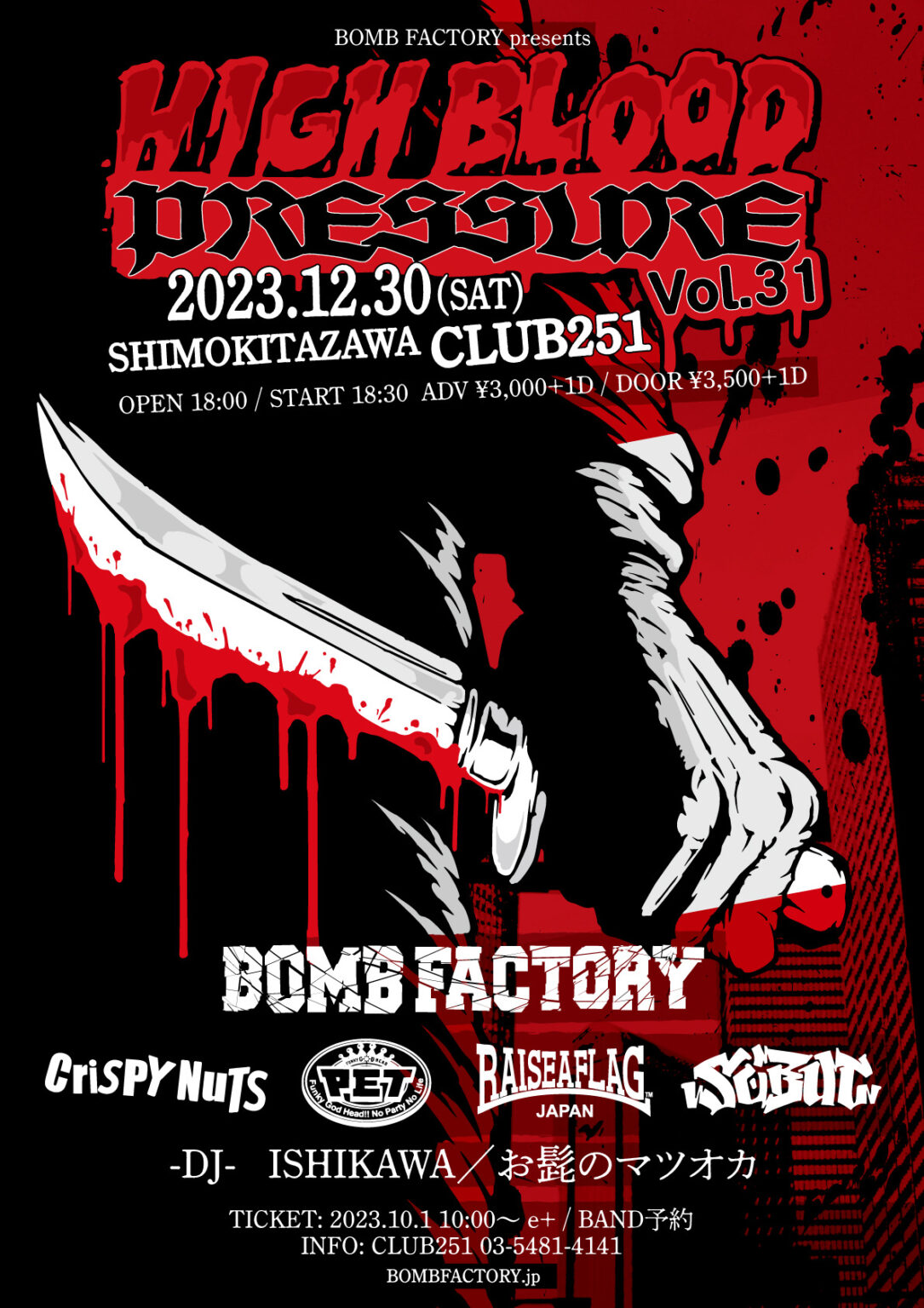 HIGH BLOOD PRESSURE Vol.31 – BOMB FACTORY OFFICIAL WEB SITE